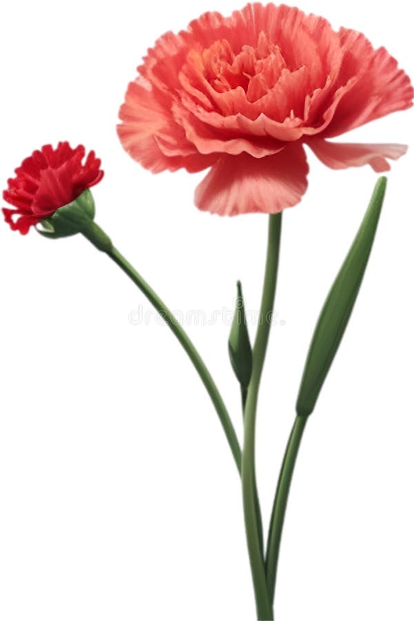 Carnation Clipart. a Cute Carnation Flower Icon. AI-Generated. Stock ...