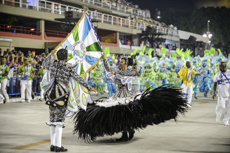 Carnaval 2017 - Academicos DA Rocinha Imagen de archivo editorial ...