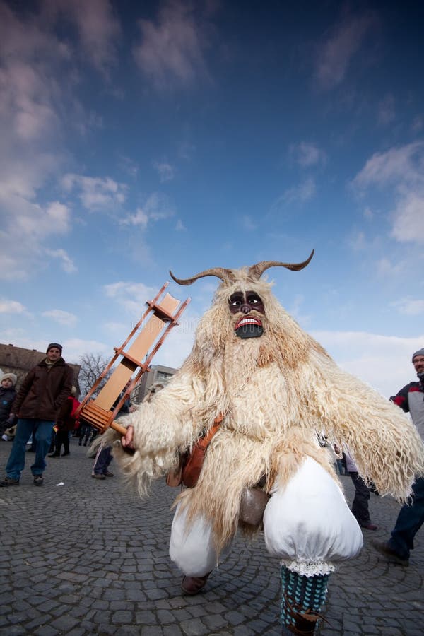 Carnaval de Busojaras photographie éditorial. Image du celebratory ...