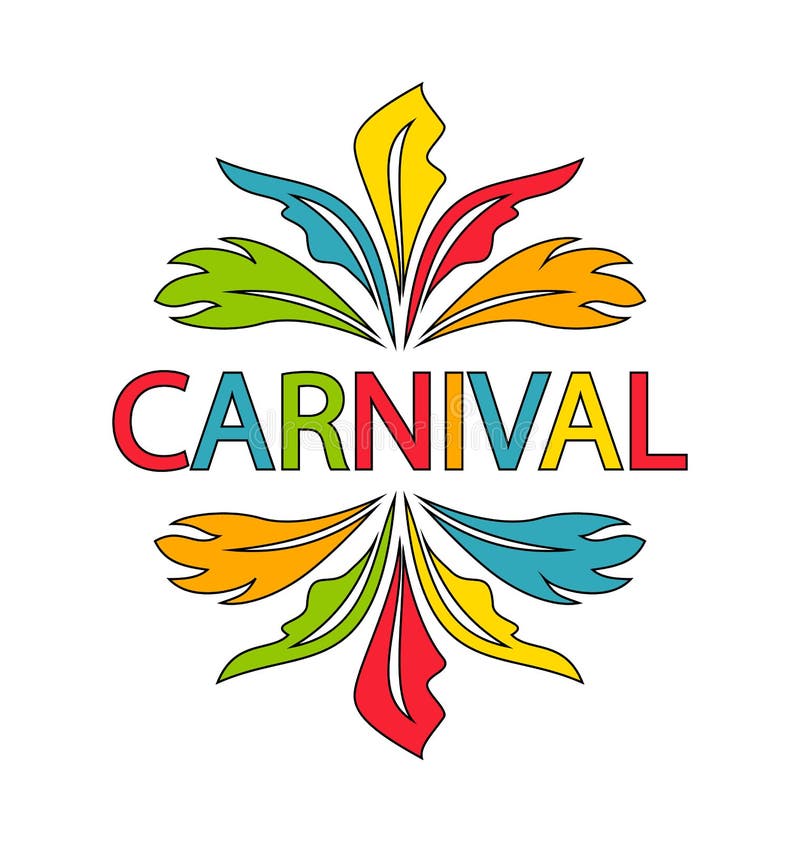 Het Logo Van Rio Carnival Ontwerpt Een Kleurrijke Festivdentas Met ...