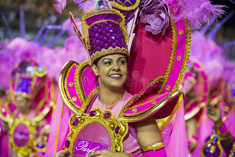 Carnaval Muse Samba Dancer Brazil Fotografia Editorial - Imagem de ...