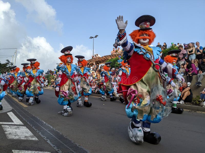 Carnaval Parade in Santa Cruz of Tenerife in Spain Editorial ...