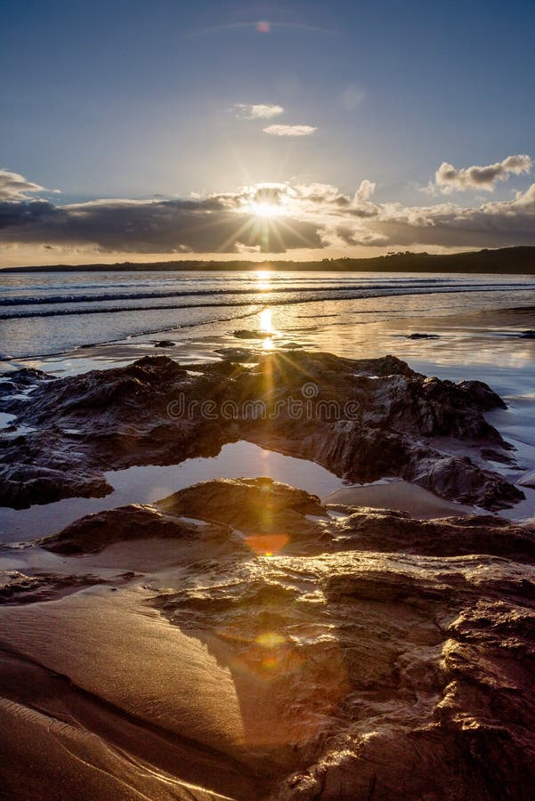 Carne Beach Cornwall Shooting Sun Stock Photos - Free & Royalty-Free ...