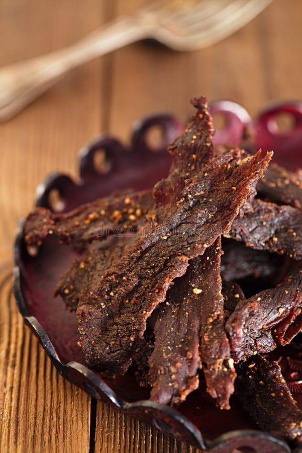 Carne Espasmódica Carne Temperada Curada Imagem de Stock - Imagem de ...
