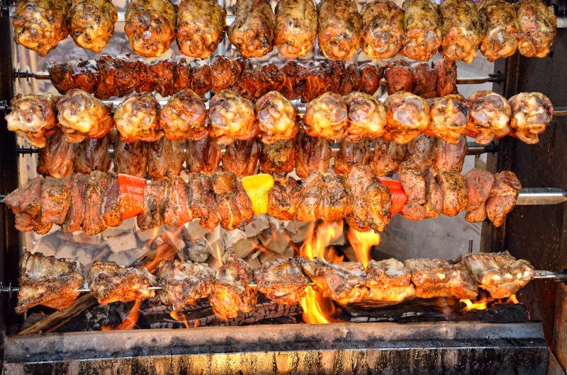 Carne grelhada imagem de stock. Imagem de alimento, piquenique - 43897193