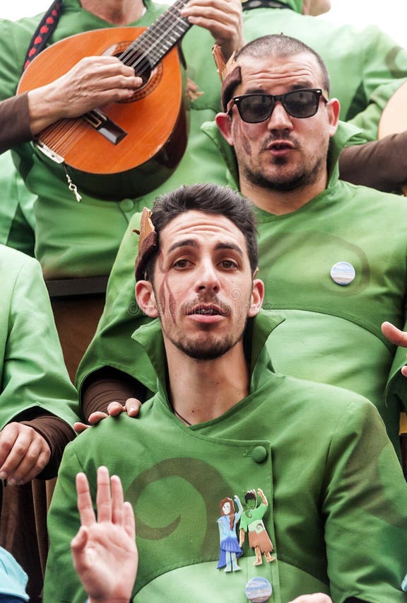 Carnevale di Cadice fotografia editoriale. Immagine di espressione ...