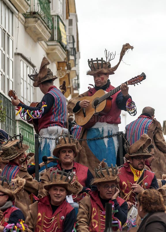 Carnevale di Cadice immagine stock editoriale. Immagine di cadice ...