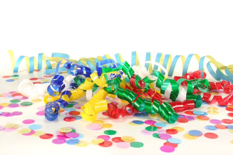 Confetti streamers blowers stock photo. Image of carnival - 4372140