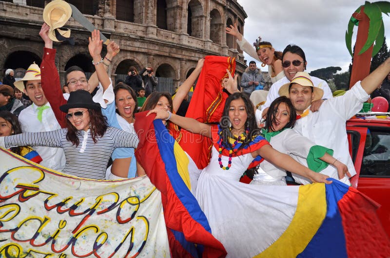 Carnival 2012 at Rome in Italy Editorial Photography - Image of ...