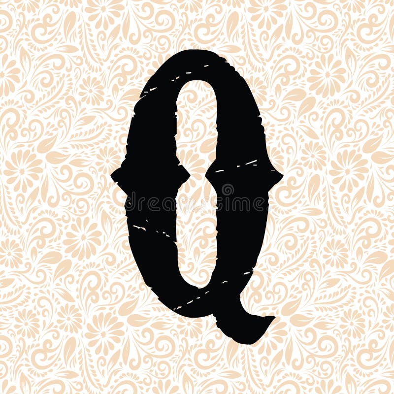 Carnival Alphabet Q UPPER , Black Alphabet Vector, Alphabet Vector ...