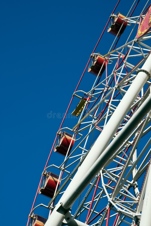 Carnival Big Ferris Wheel stock image. Image of riding - 10715733