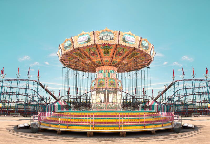 Carnival carousel stock image. Image of colorful, carousel - 33268517