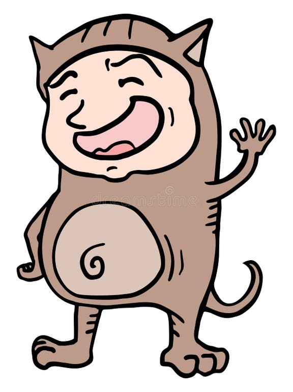 Carnival cat stock vector. Illustration of design, happy - 39539445