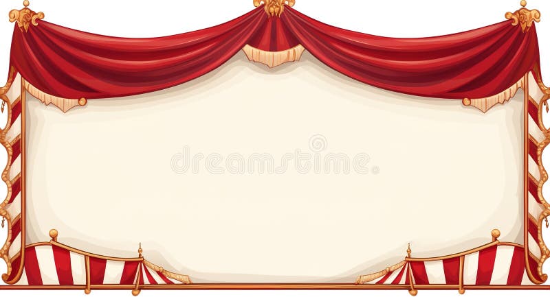 Carnival Circus Frame with Place for Text Stock Illustration ...
