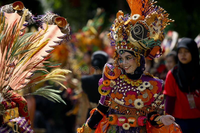 Carnival costumes editorial photography. Image of indonesia - 73576327