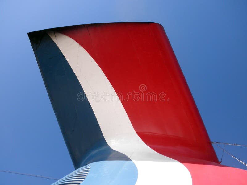 Carnival Cruise Line Ship Smokestack Editorial Photography - Image of ...