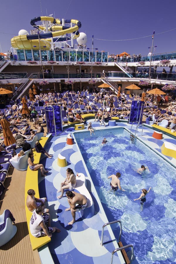 Carnival Cruise Ship - Pool Party Editorial Stock Photo - Image of ...