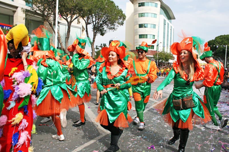 Carnival in Cyprus editorial photography. Image of cheerful - 22625582