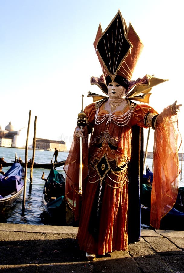 Carnival Figures- Venice, Italy Stock Photo - Image of disguise ...