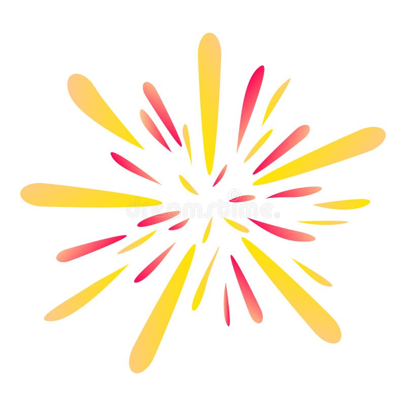 Carnival Firework Icon, Cartoon Style Stock Vector - Illustration of ...