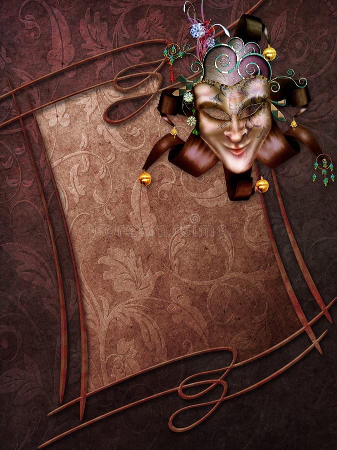 Masquerade Carnival New Year Flier Stock Illustration - Illustration of ...