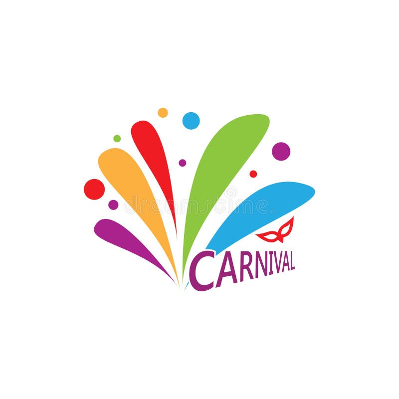 Carnival Icon and Symbol Vector Template Stock Illustration ...
