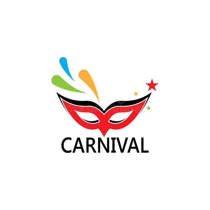 Carnival Icon and Symbol Vector Template Stock Illustration ...