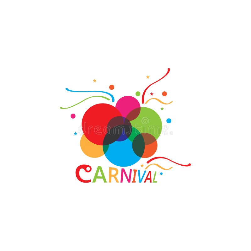 Carnival Icon and Symbol Vector Template Stock Illustration ...