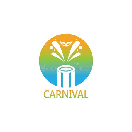 Carnival Icon and Symbol Vector Template Stock Illustration ...