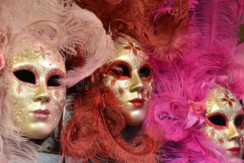 The Carnival with Its Masks and Its Beautiful Colors Editorial Stock ...