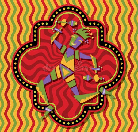 Carnival Jester Dancing. EPS10 Stock Vector - Illustration of jester ...