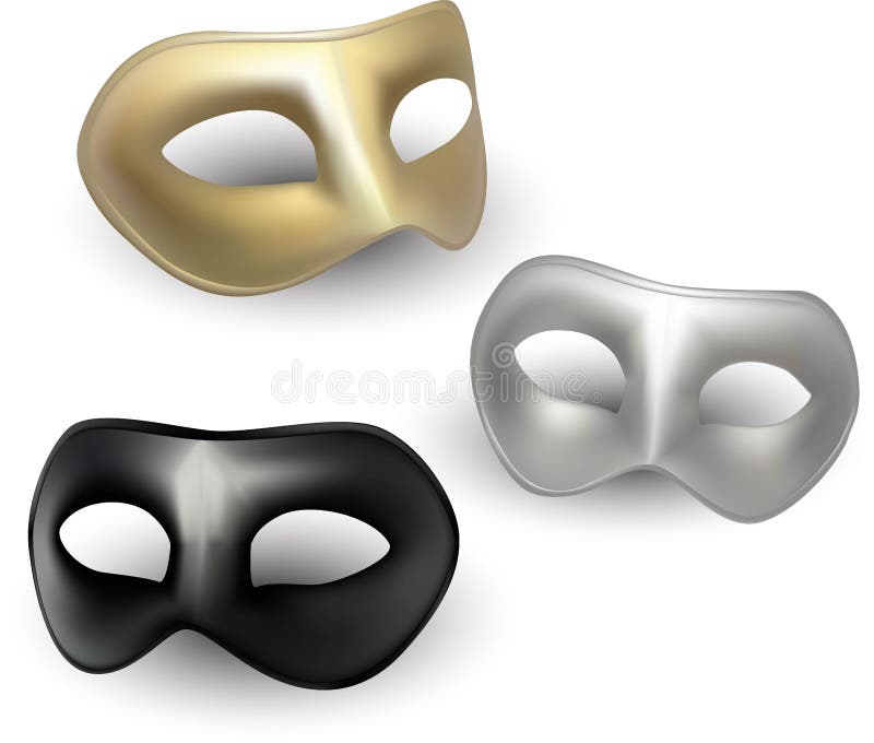 Carnival mask 3d models stock vector. Illustration of woman - 106163667