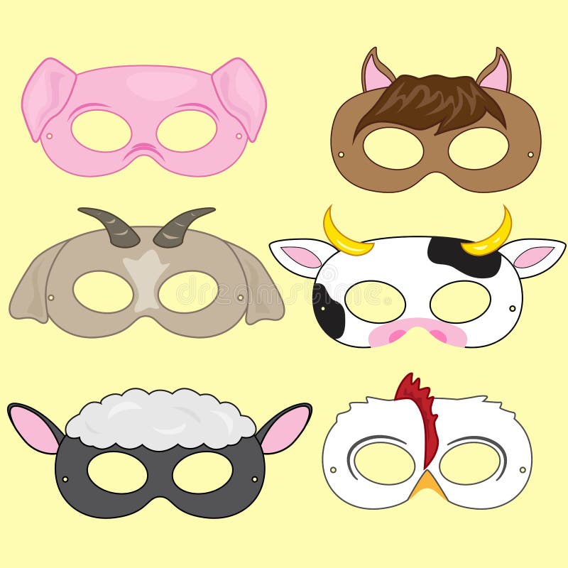 Carnival mask 3d models stock illustration. Illustration of party ...