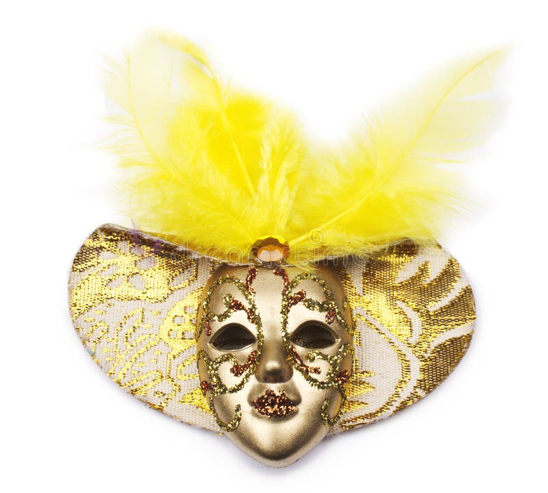 Carnival Mask Decorated with Designs Stock Image - Image of mystical ...