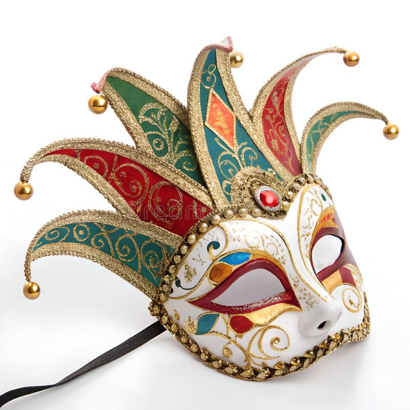 Carnival Mask with Elements Stock Illustration - Illustration of dance ...