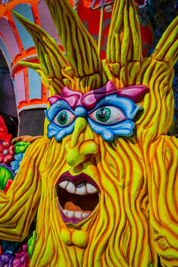 Carnival mask on the float stock photo. Image of social - 311179532