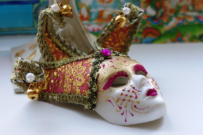 Carnival mask editorial stock image. Image of bells, gold - 63313809