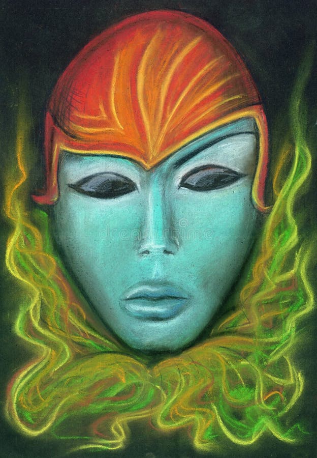 Carnival mask crying stock illustration. Illustration of drop - 39001734