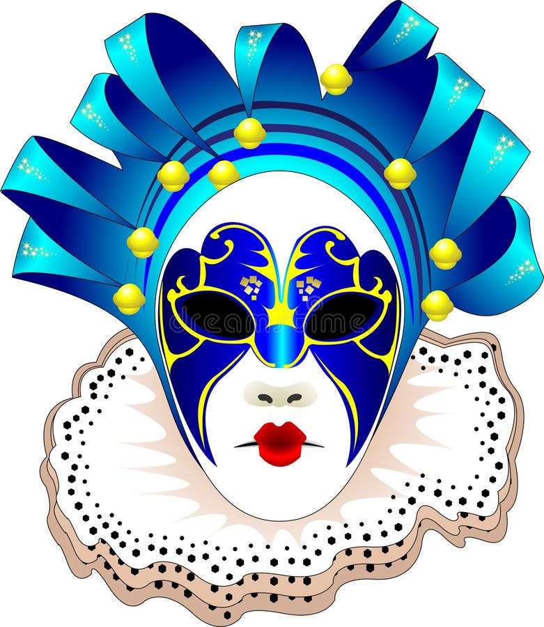 Carnival Mask Vector Illustration Stock Vector - Illustration of ...
