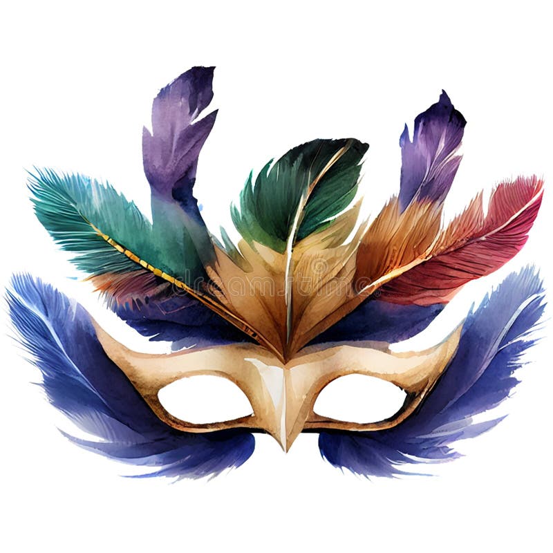 Masks Cartoon Watercolor Stock Illustrations – 51 Masks Cartoon ...