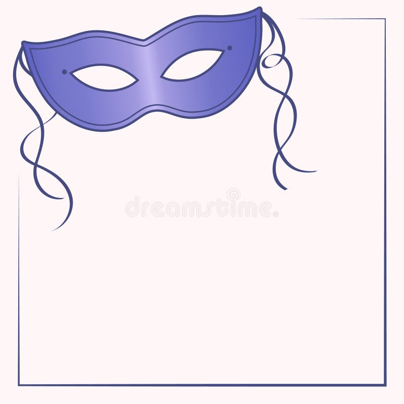 Carnival or Masquerade Mask Vector Party Invitation Stock Vector ...