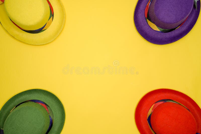 Colored fur hats stock image. Image of store, female - 34904803
