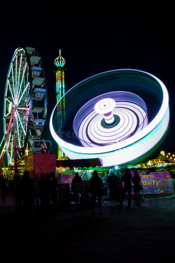 Carnival at Night editorial stock image. Image of night - 74783969