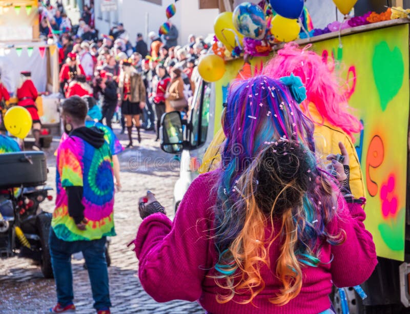 Carnival Parade in the Germany Editorial Stock Image - Image of ...
