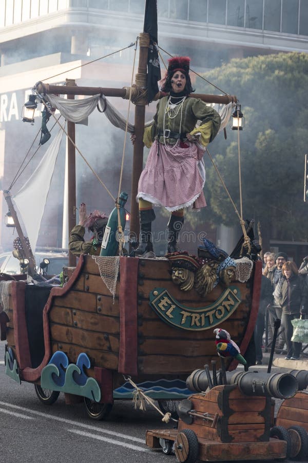 Carnival Parade. Madrid, February 9, 2018 Editorial Photo - Image of ...