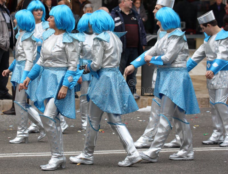 Carnival Procession Tarragona.Spain. Editorial Photo - Image of parade ...