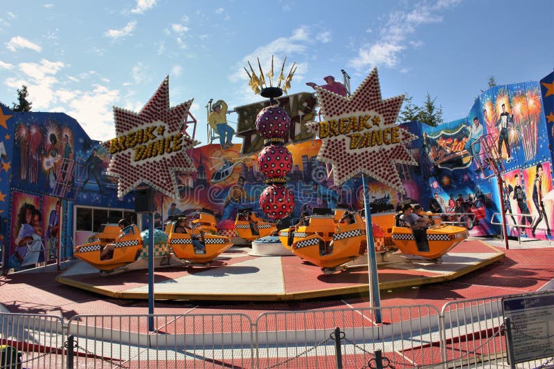 Carnival Ride editorial stock photo. Image of british - 59985233