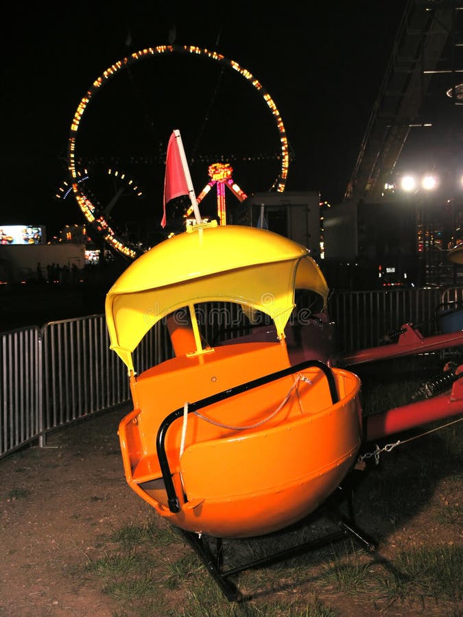Carnival Ride Twirl a Whirl Stock Image - Image of exciting, bright ...