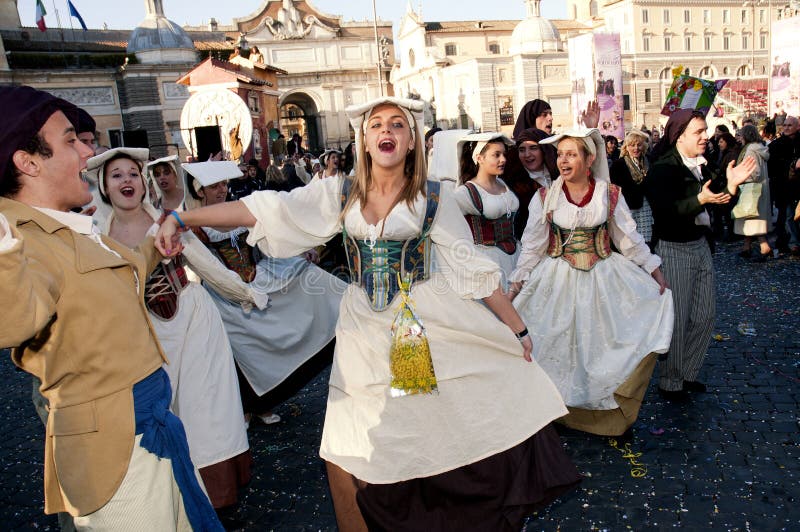 Carnival in Rome editorial photo. Image of roman, carnival - 249251026