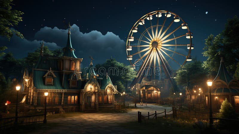 A Carnival Scene with a Specific Theme, Such As the History of Carnival ...